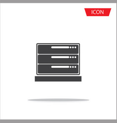 Computer server icon server symbols Royalty Free Vector