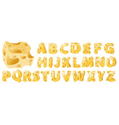 Cheese Alphabet Vector Images (over 670)
