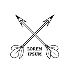 Arrow crosses Royalty Free Vector Image - VectorStock