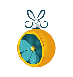 Christmas tree decorations bright Royalty Free Vector Image