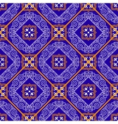 Seamless pattern from tiles Royalty Free Vector Image