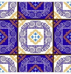 Seamless pattern from tiles Royalty Free Vector Image