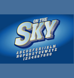 Abc kids wall art toy alphabet card nursery Vector Image