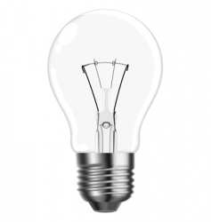 Tungsten light bulb Royalty Free Vector Image - VectorStock