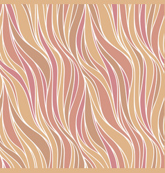 Seamless pattern with lines abstract wavy nature Vector Image