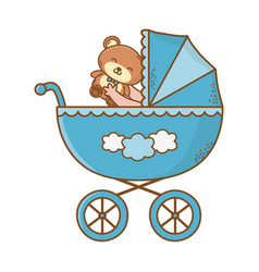 Cute bashower cartoon Royalty Free Vector Image