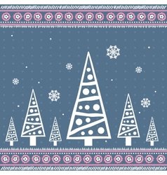 Vintage christmas set design elements Royalty Free Vector