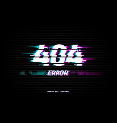 Error message glitch system failure Royalty Free Vector