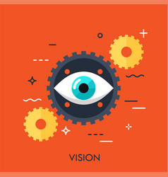 Company profile statement - mission vision values Vector Image