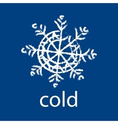 Logo cold Royalty Free Vector Image - VectorStock