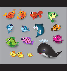 Funky fish Royalty Free Vector Image - VectorStock