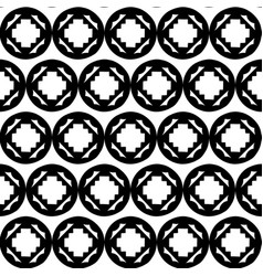 Seamless pattern black and white repeating Vector Image
