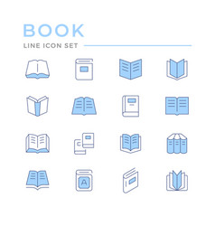 Book line icon Royalty Free Vector Image - VectorStock