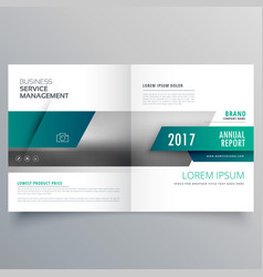 Modern booklet cover page design template Vector Image