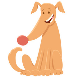 Square dog cartoon Royalty Free Vector Image - VectorStock