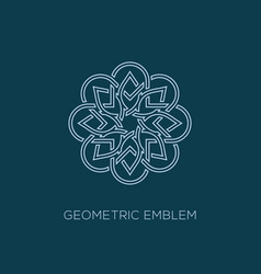 Geometric logo Royalty Free Vector Image - VectorStock