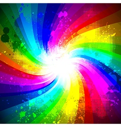 Splat ink rainbow Royalty Free Vector Image - VectorStock