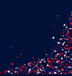 Red blue and white stars for holiday Royalty Free Vector