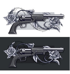 Old revolvers icon icon cartoon Royalty Free Vector Image