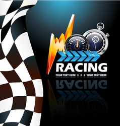 Racing poster Royalty Free Vector Image - VectorStock