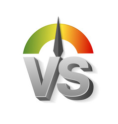 Vs versus blue and red comic design Royalty Free Vector