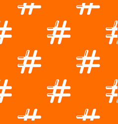 Hashtag icon simple black style Royalty Free Vector Image