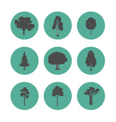 Trees Royalty Free Vector Image - VectorStock