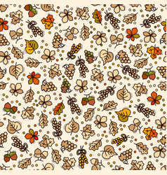 Autumn pattern Royalty Free Vector Image - VectorStock