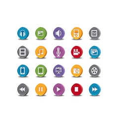 3d web icons Royalty Free Vector Image - VectorStock