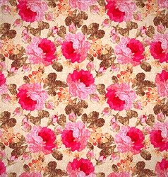Pattern with pastel pink roses Royalty Free Vector Image
