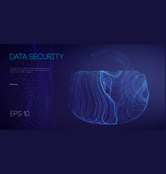 Network security isometric Royalty Free Vector Image