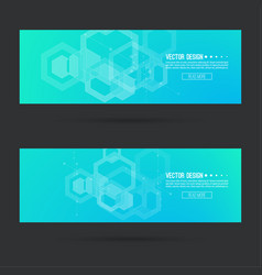 Futuristic header Royalty Free Vector Image - VectorStock
