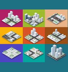 City module creator Royalty Free Vector Image - VectorStock