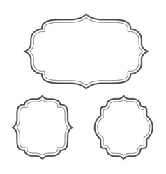 Vintage frames Royalty Free Vector Image - VectorStock