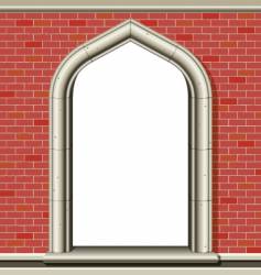 Arched window frame Royalty Free Vector Image - VectorStock