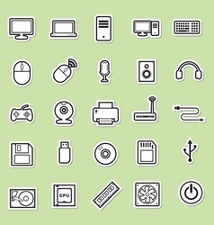 Computer icon Royalty Free Vector Image - VectorStock