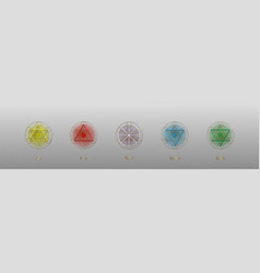 Signs Symbols Water Fire Earth Wind Vector Images (over 500)