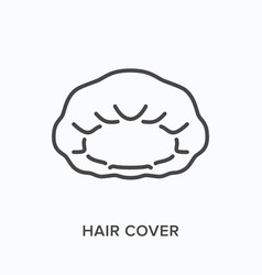 Use hair net sign Royalty Free Vector Image - VectorStock