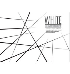 Abstract geometric pattern random stripe lines Vector Image