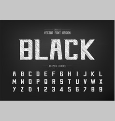 I - hand drawn character sketch font Royalty Free Vector