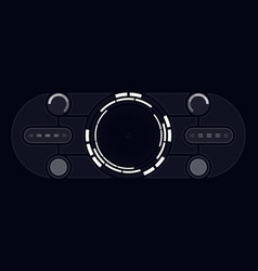 Display panel template design Royalty Free Vector Image