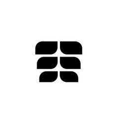 Six pack icon logo free Royalty Free Vector Image