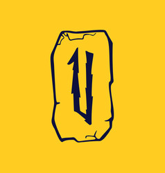 Alphabet Font Runic Vector Images (over 100)