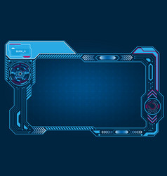 Graphical presentation computer panel monitor Vector Image