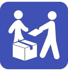 Receive Package Royalty Free Vector Image - VectorStock