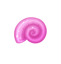 Nature shell icon cartoon style Royalty Free Vector Image