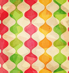 Retro cloth seamless pattern with grunge effect Vector Image