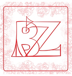 AZ monogram Royalty Free Vector Image - VectorStock