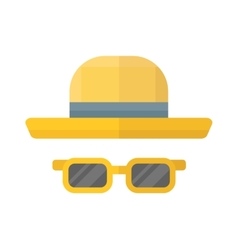 Yellow hat Royalty Free Vector Image - VectorStock