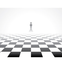 3d perspective view of a chess board Royalty Free Vector